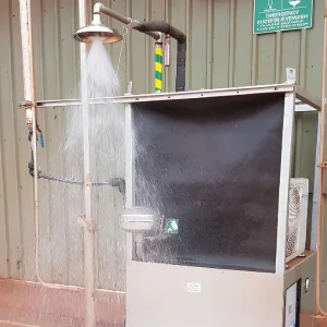 Safety Shower Chillers - Heat Trap: Cooled Water for Worksites